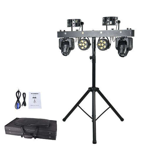5in1 Moving Head Lights LED Par Effect Gig Bar Stage Laser Lighting ...