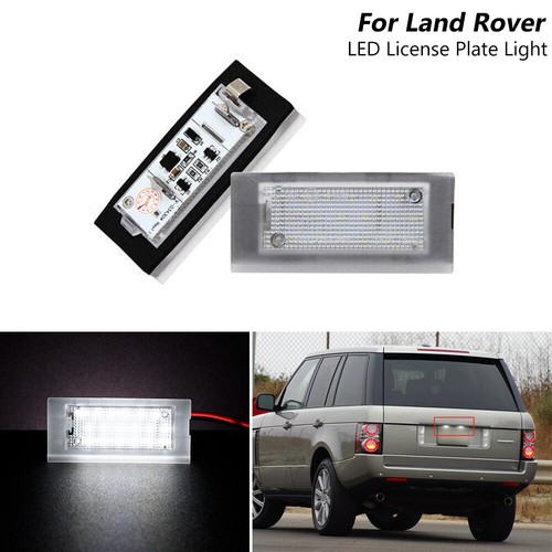 White LED Number License Plate Light Lamp For Land Rover Range Rover ...