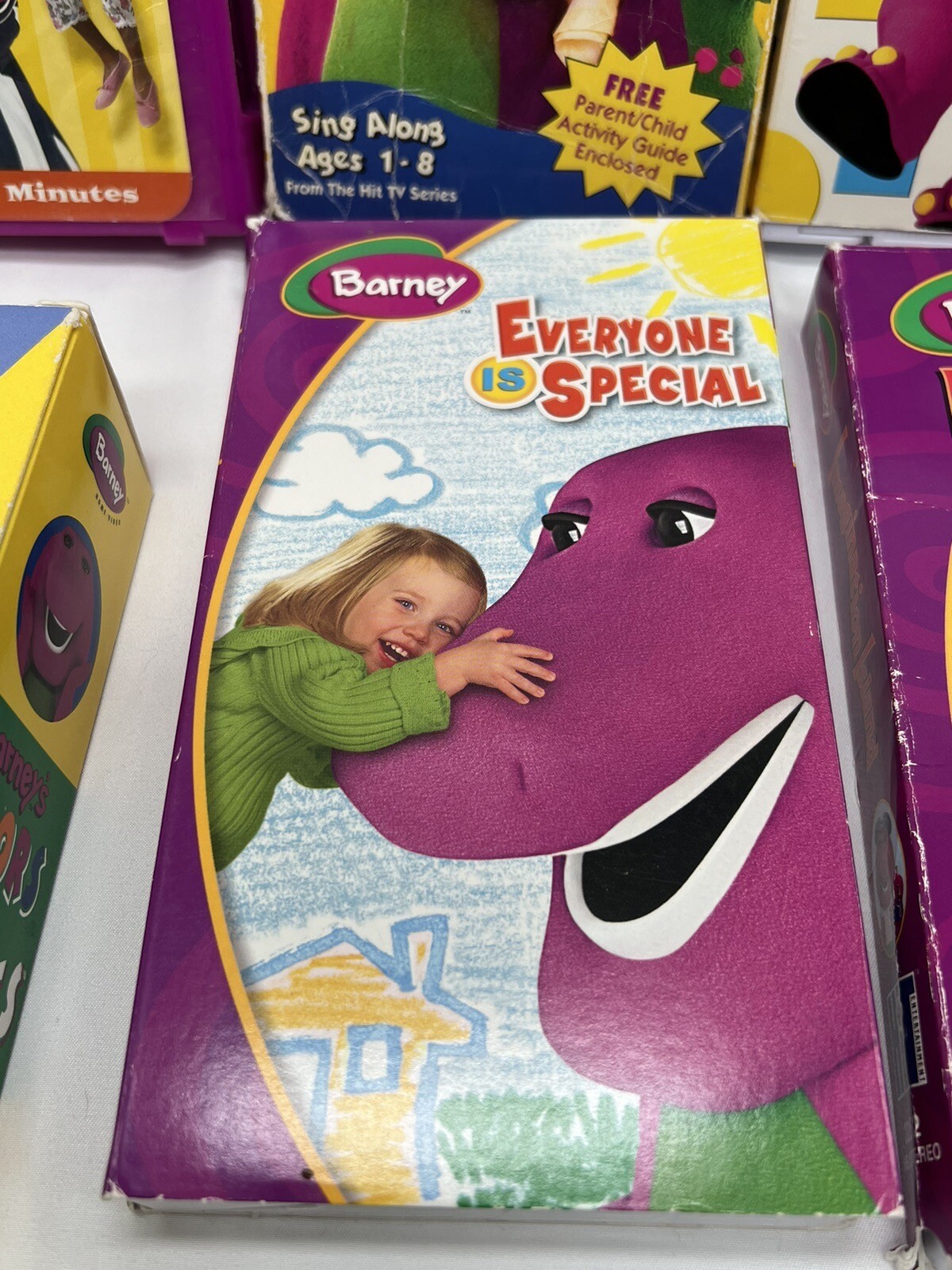 Barney VHS Tape Lot of 8 Barney and Friends | Grelly USA