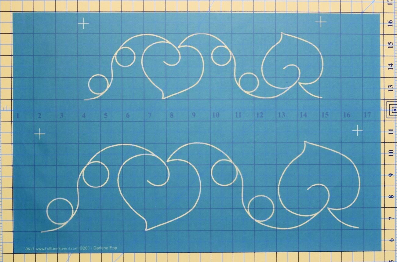 Hancy Creations 60020 Playful Border Full Line Stencils Free Hancy ...