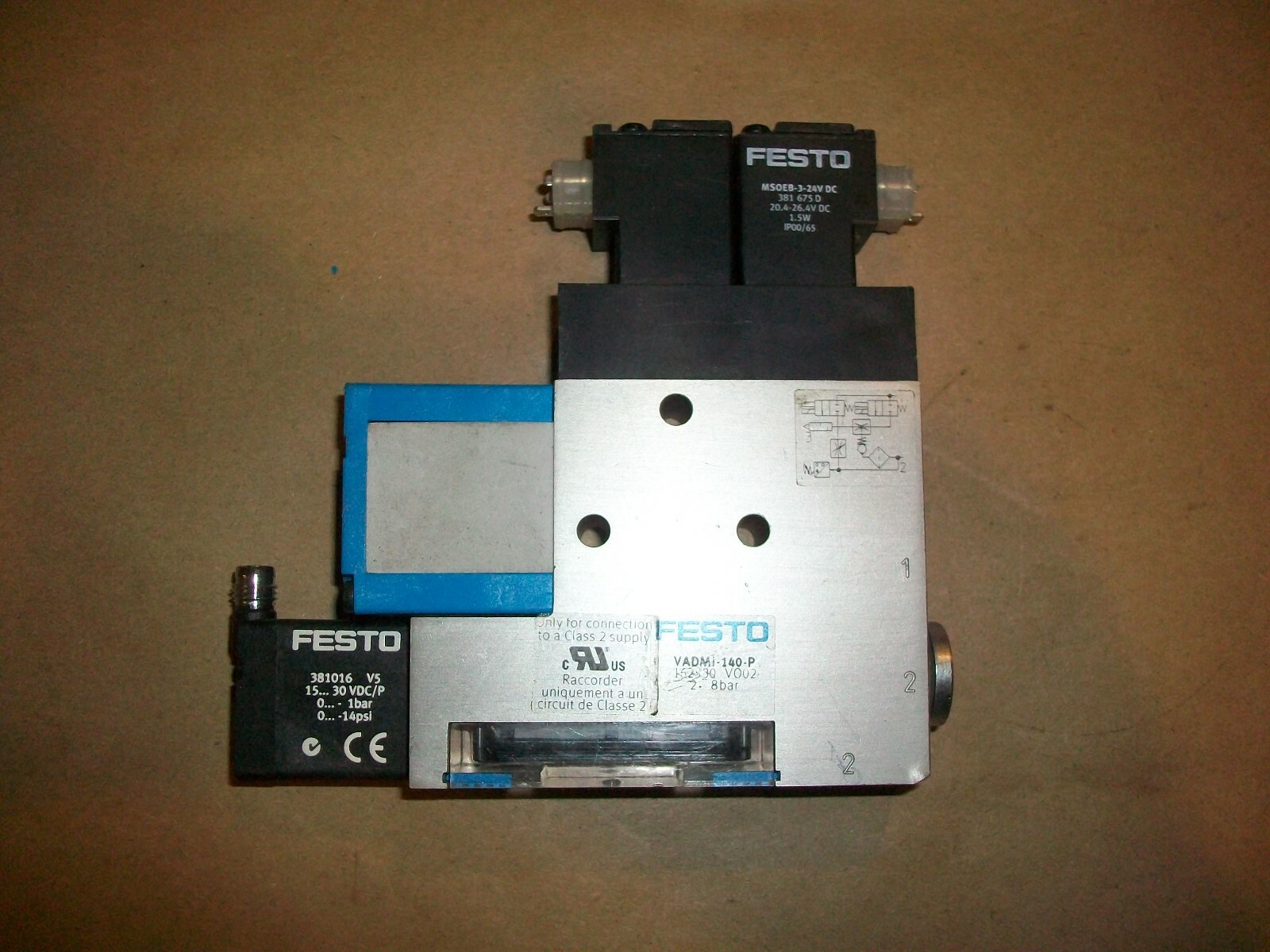 Festo VADMI-140-P 162530 Vacuum Generator USED | eBay