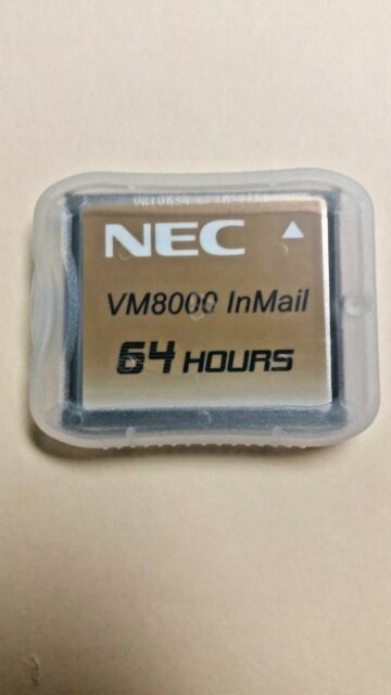 NEC Univerge Vm8000 670966 InMail 64 Hour Compact Flash Card Year for ...