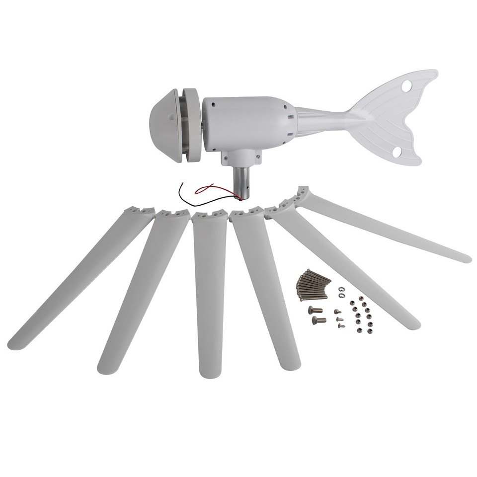 400W 6-Blade Wind Turbine Generator Kit 12V Windmill Power For Home ...