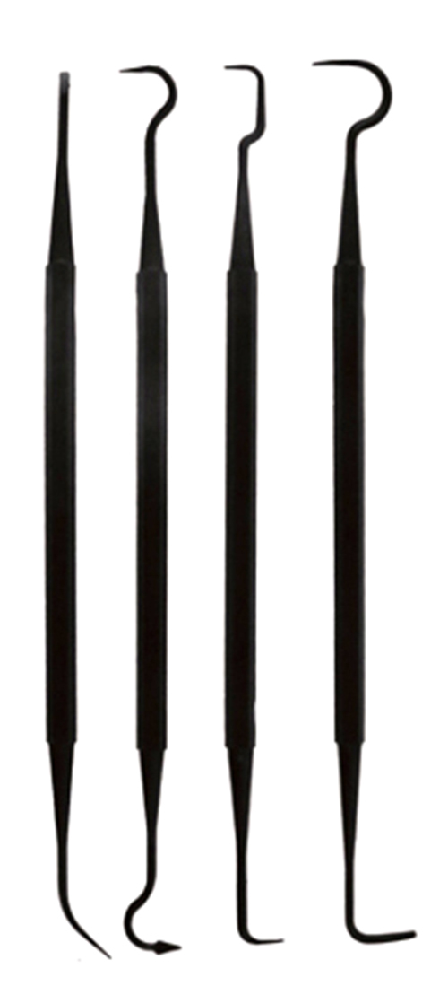 4pc 7 1/4" Double Ended Nylon Pick Set Gun Cleaning Crafts Electrical ...