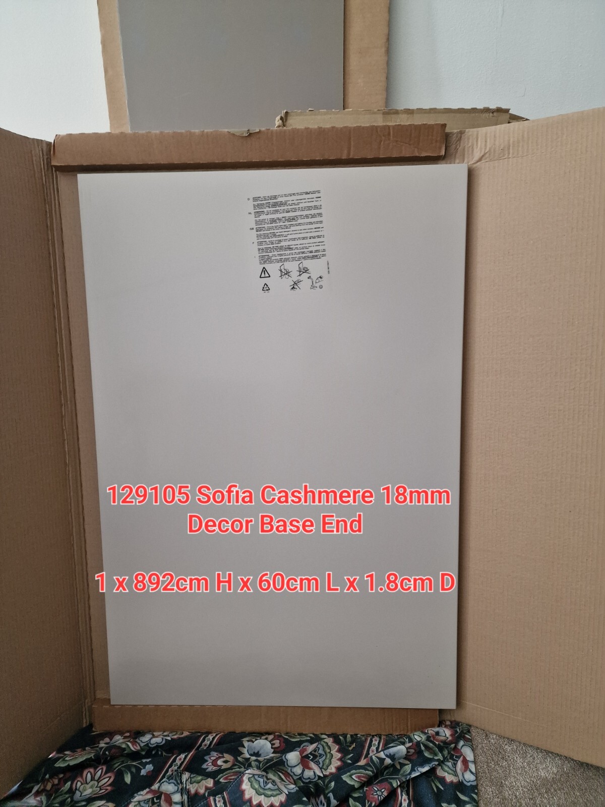 Wickes Sofia Cashmere Assorted Kitchen Units- Job Lot, Brand New, See ...