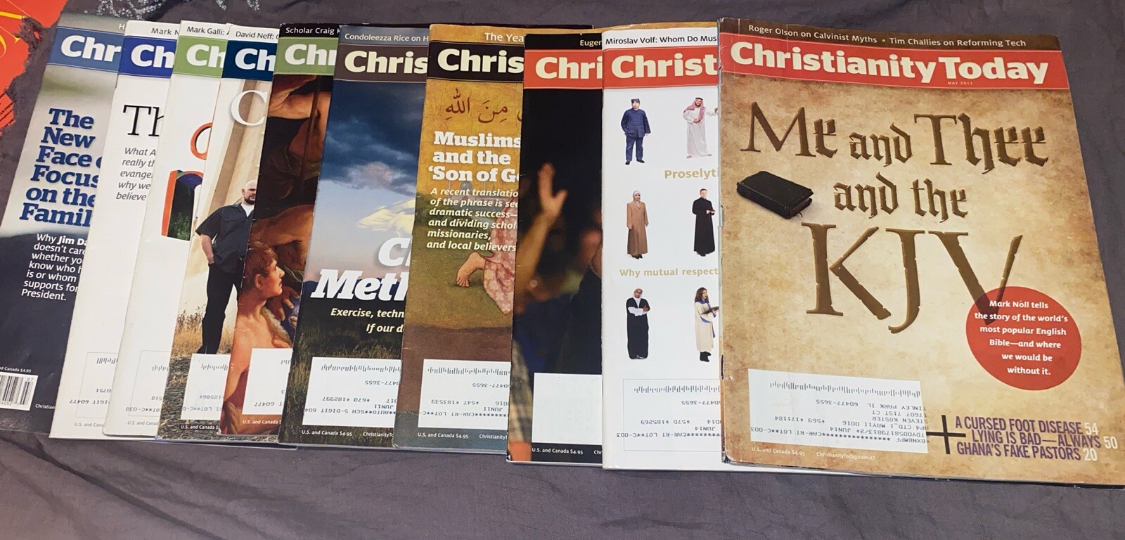 Lot of 10 Christianity Today Magazines 2011 CT Church News Theology ...