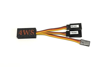 4 Wheel Steering Dual Servo Harness Tamiya Clodbuster Bullhead Losi LMT ...