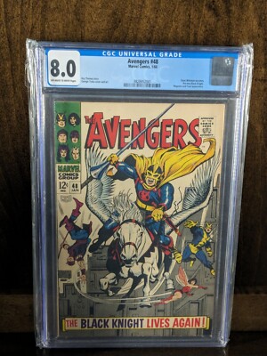 AVENGERS #48 CGC 8.0 OW-W MARVEL COMICS 1968 - DANE WHITMAN BECOMES ...