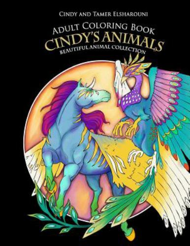 Cindy Animals Adult Coloring Book : Beautiful Animal Collection by ...