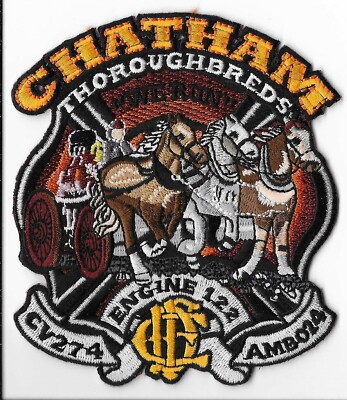 Chicago Fire Department, Illinois Engine 122 Ambulance 24 CV 274 Patch ...