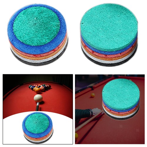 Pool Cue Tip Billiards Cue Tip Replacement Part Glue on Multi Layered ...