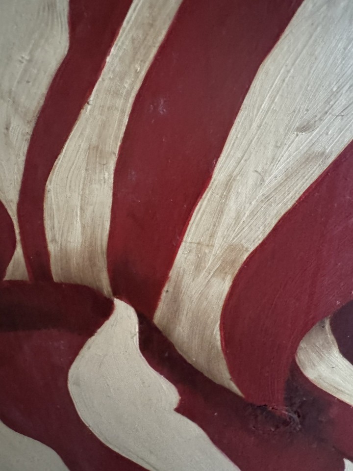 Vintage Folkart Patriotic Flag Betsy Ross Primitive Handpainted ...