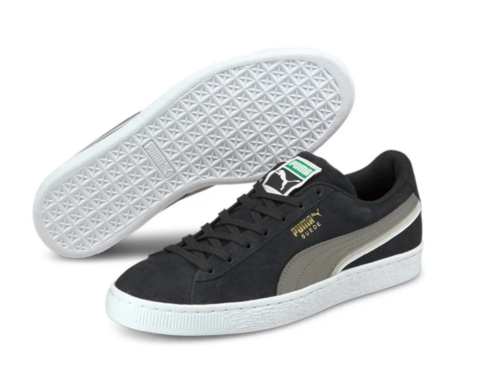 Puma Suede Triplex - Black Steel Grey | eBay