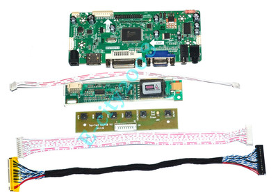 HDMI+DVI+VGA+AUDIO LCD Controller Board for LTN170X2-L02 1440*900 DIY ...