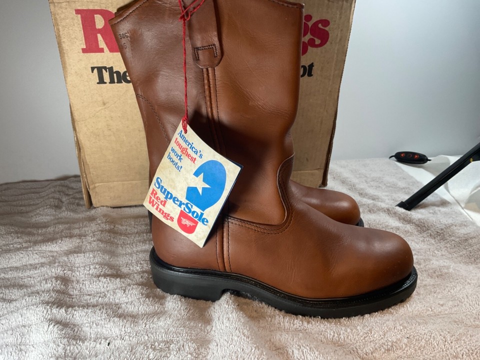 Red Wing Pecos 2231 Pull On Work Boots Men's Size 6.5 E Safety Toe | eBay