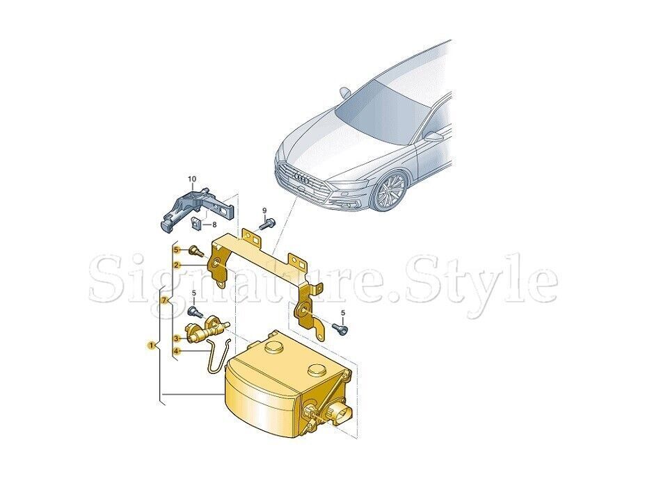 Audi A6 S6 A7 RS6 RS7 Laser distance control unit radar 4K8907639G ...