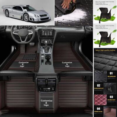 For Mercedes Benz CLK Car Floor Mats Luxury Waterproof Pads Liner Anti ...