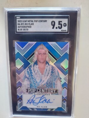 2022 Ric Flair Blue Prismatic Auto Colormatch | eBay