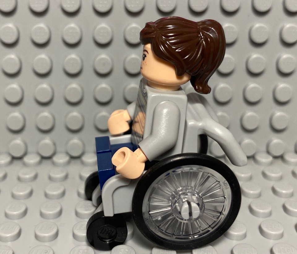 Lego Patient Disabled Wheelchair, Teen Girl, Woman, Minifigure New | eBay