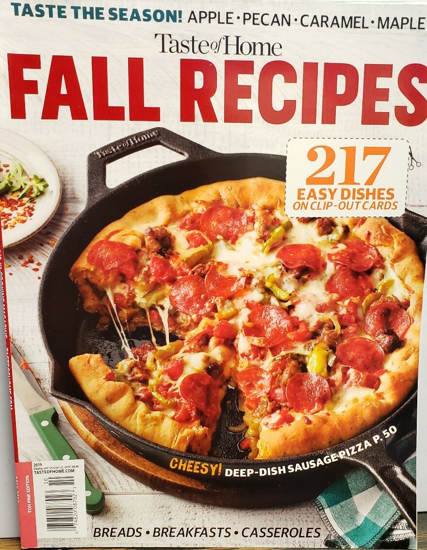 Taste of Home Fall Recipes Fall 2019 Easy Dishes Bread BreakfastFREE ...