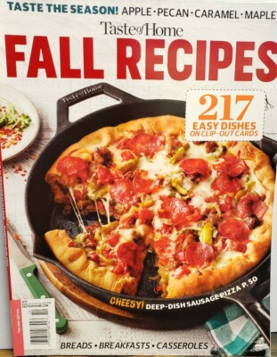 Taste of Home Fall Recipes Fall 2019 Easy Dishes Bread BreakfastFREE ...