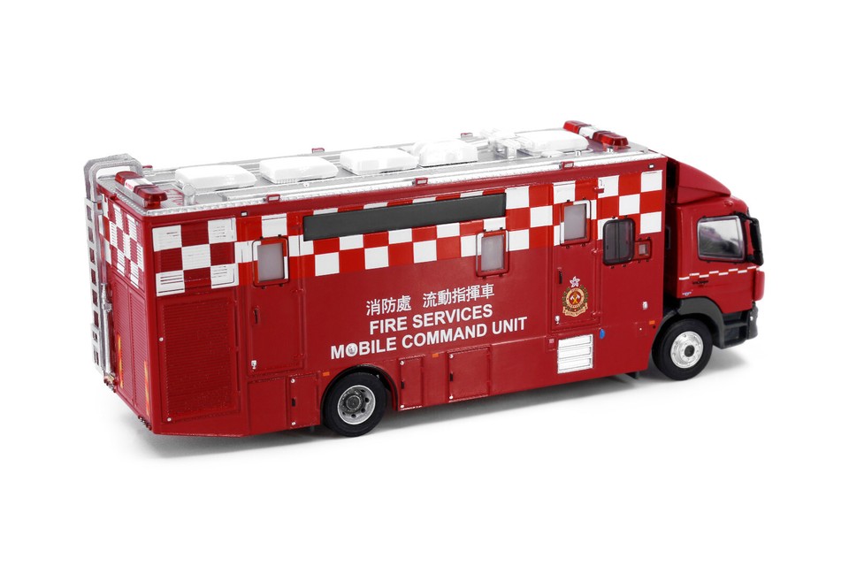 TINY CITY 1/76 186 MERCEDES ATEGO FIRE SERVICES (MOBILE COMMAND UNIT ...