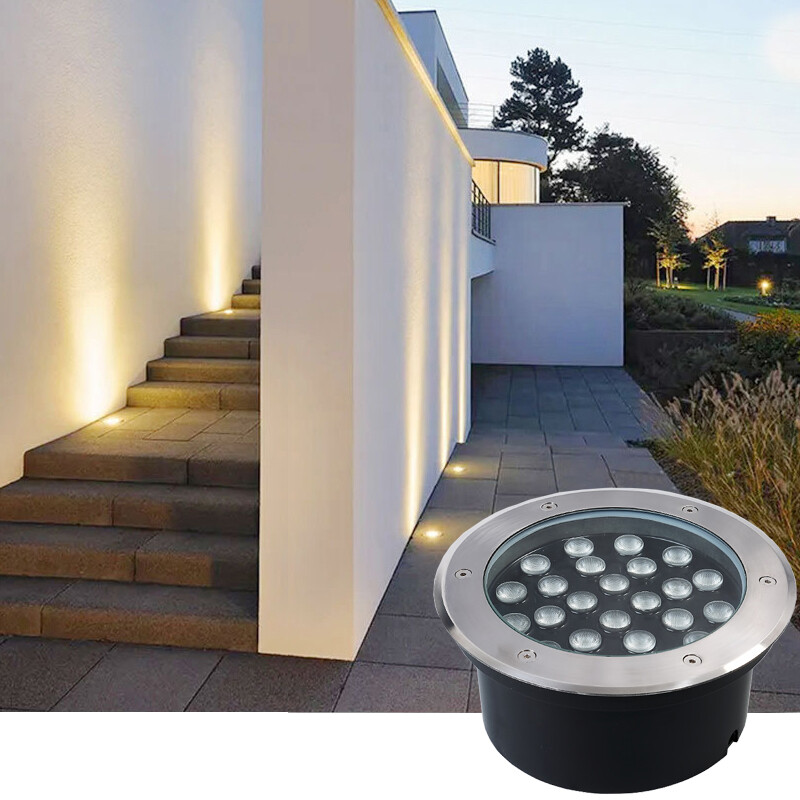 Led Outdoor Ground Recessed Lighting In Lite Outdoor Recessed LED