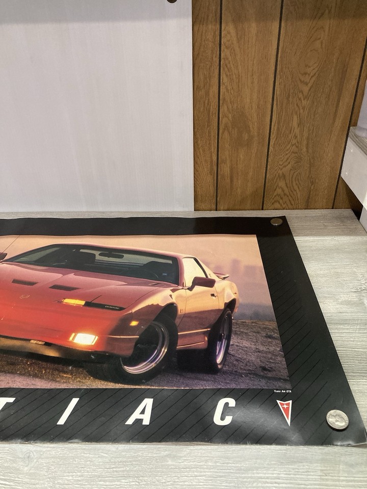 Vintage Pontiac Trans Am GTA Poster - Large 32x20 Inch Poster! | eBay