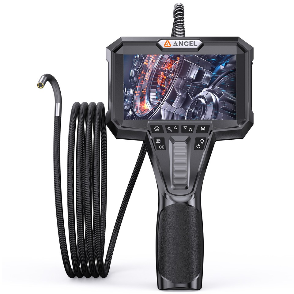 ANCEL AN301 210° Articulating Borescope Industrial Endoscope Inspection Camera | eBay