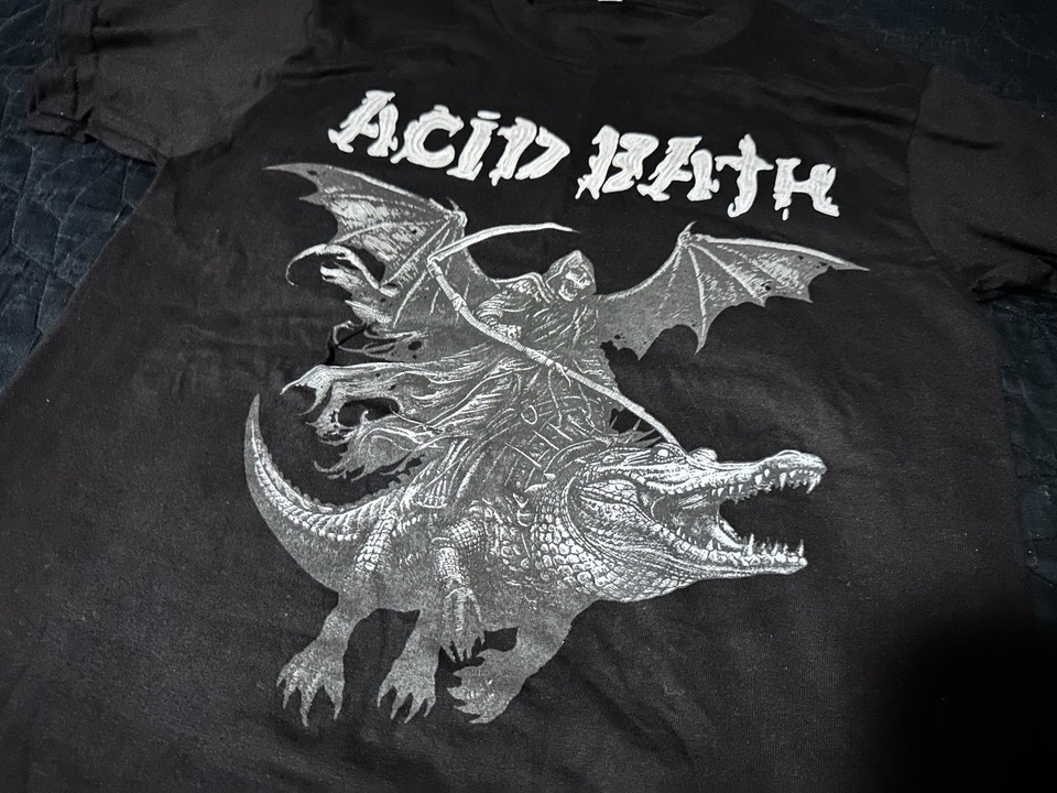 Acid Bath 2025 New Orleans Fillmore T Shirt Official Merch Plus Setlist ...