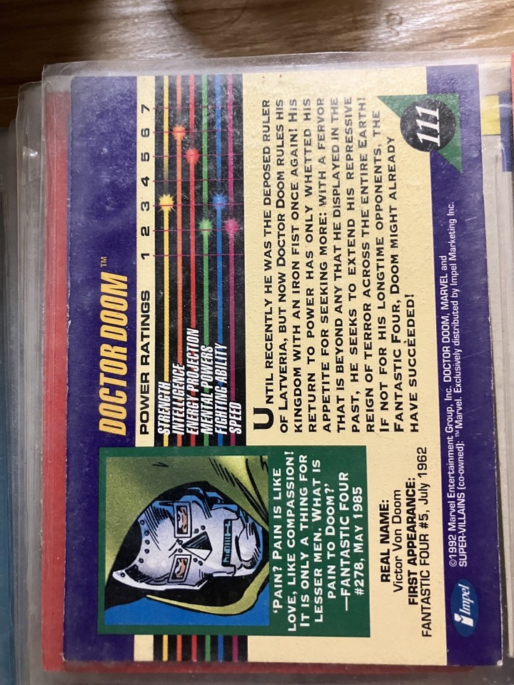doctor doom trading card | eBay