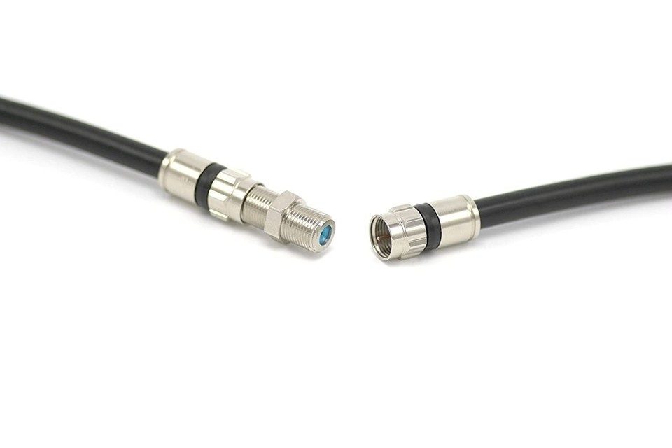 Black, High Speed RG6 Coax, High Frequency Coaxial Cable, 40 Feet (12 ...