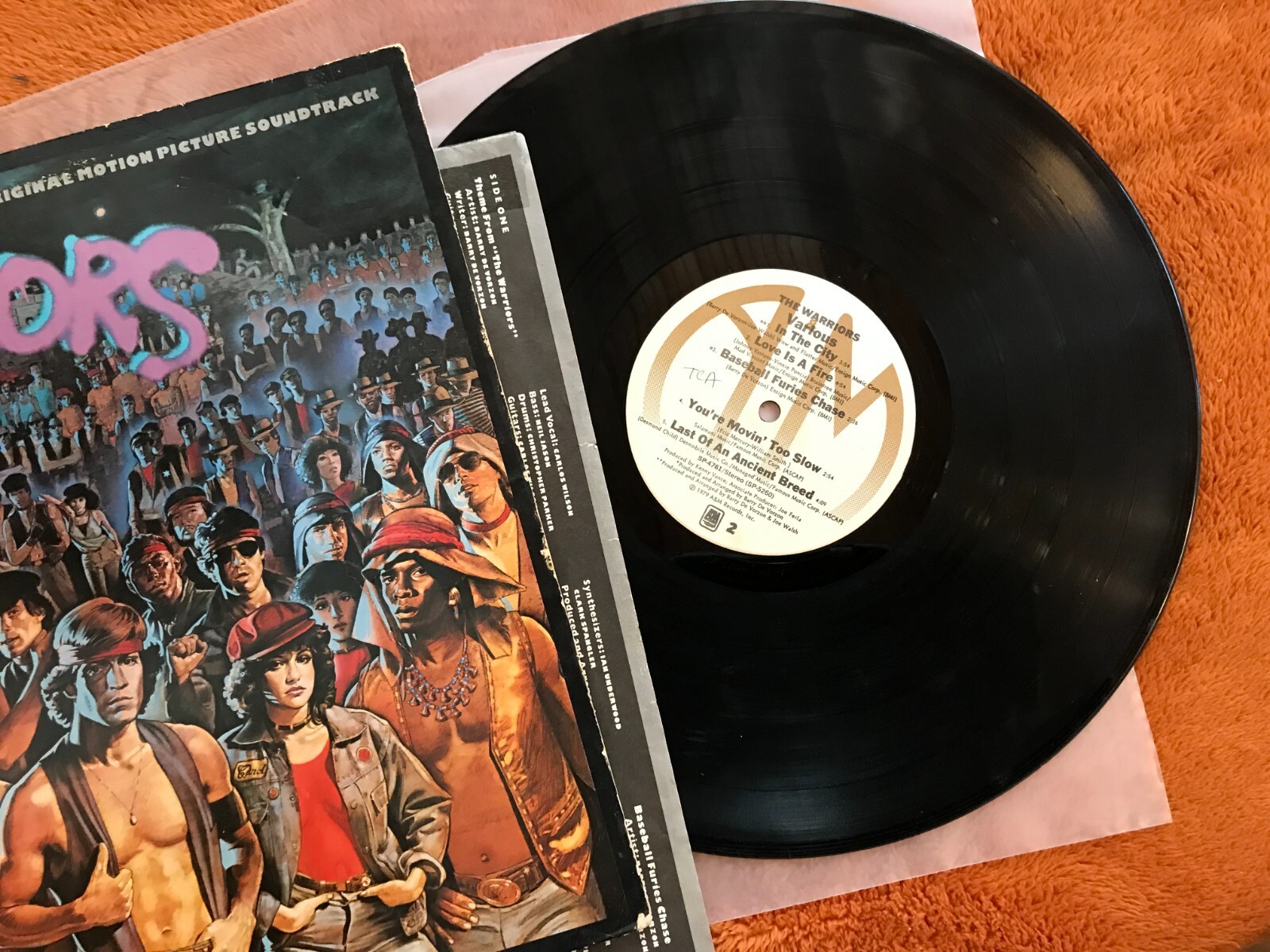 The Warriors Original Soundtrack A&M sp4761 Original vinyl 1979 film ...