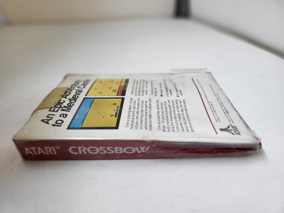 NEW SEALED CROSSBOW GAME W/DAMAGED BOX FOR ATARI 2600 ORIGINAL 1988 ...