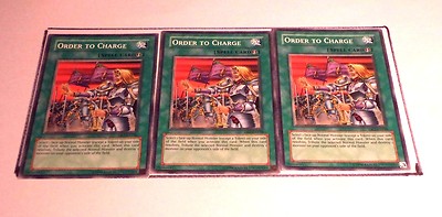 3X Order To Charge DR2-EN198 - Yugioh Yu Gi Oh! 3 Playset | eBay