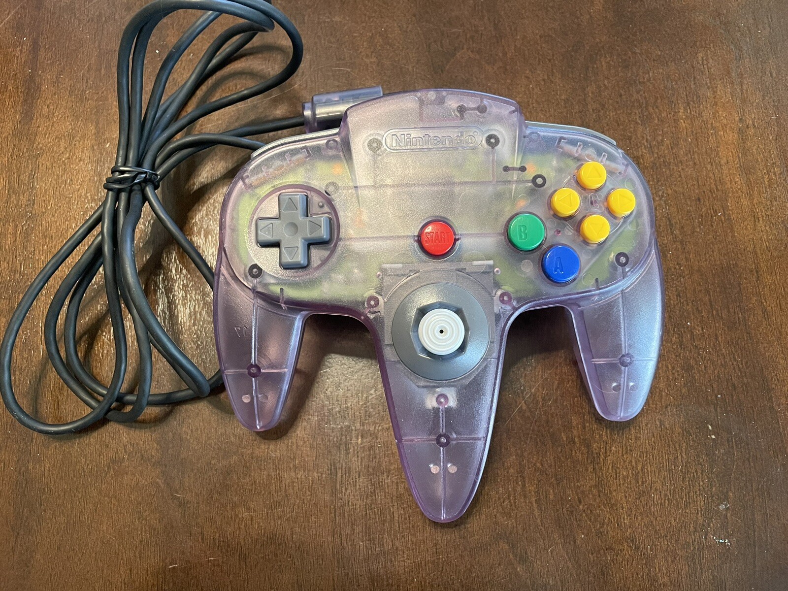 Authentic Nintendo 64 Atomic Purple Controller OEM N64 TESTED Tight ...