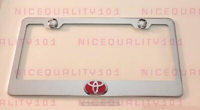 3D Camry Stainless Steel Finished License Plate Frame Rust Free | eBay