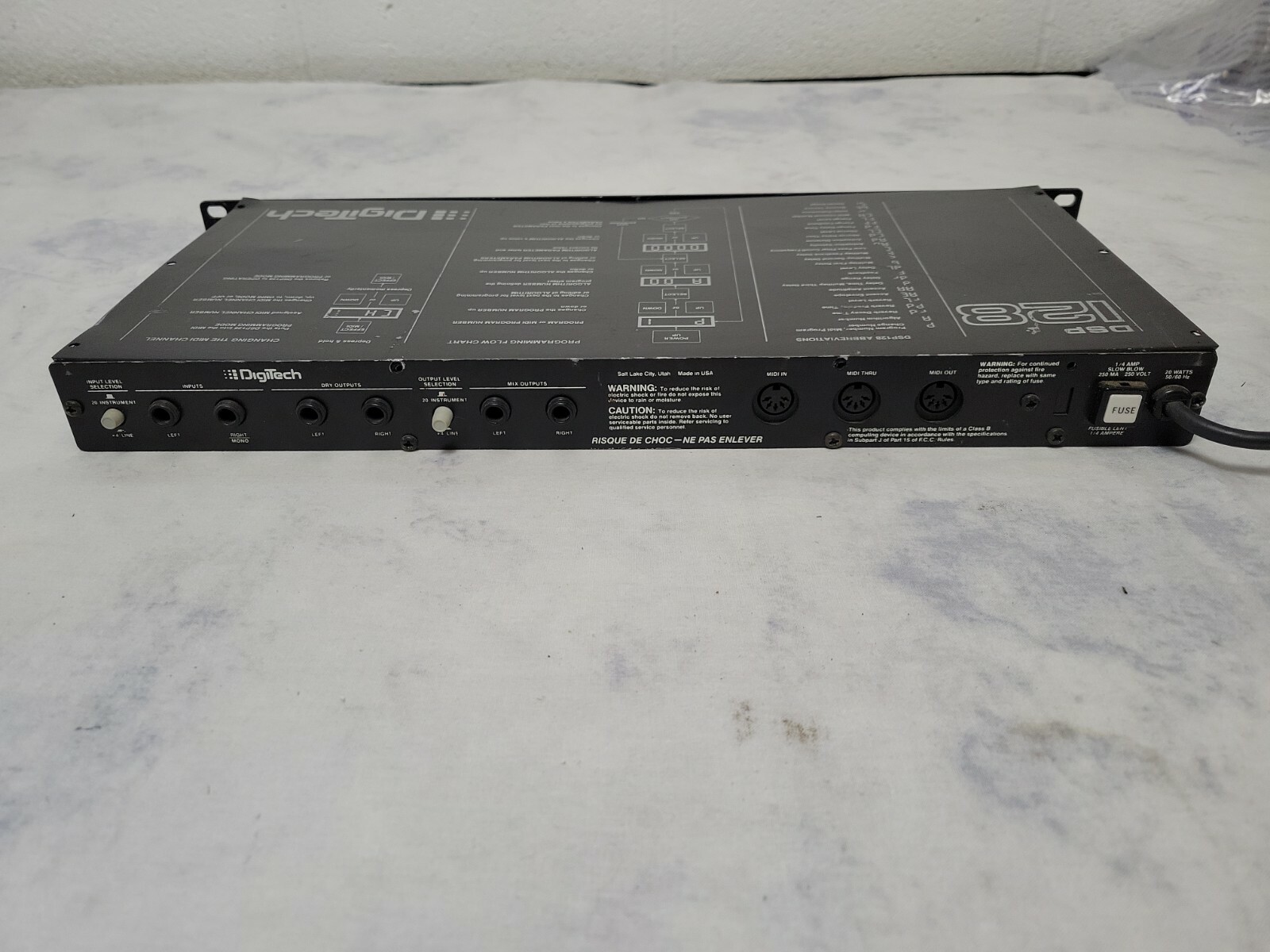 DIGITECH DSP128 / DSP 128 Digital Signal Processor * PLEASE READ ...