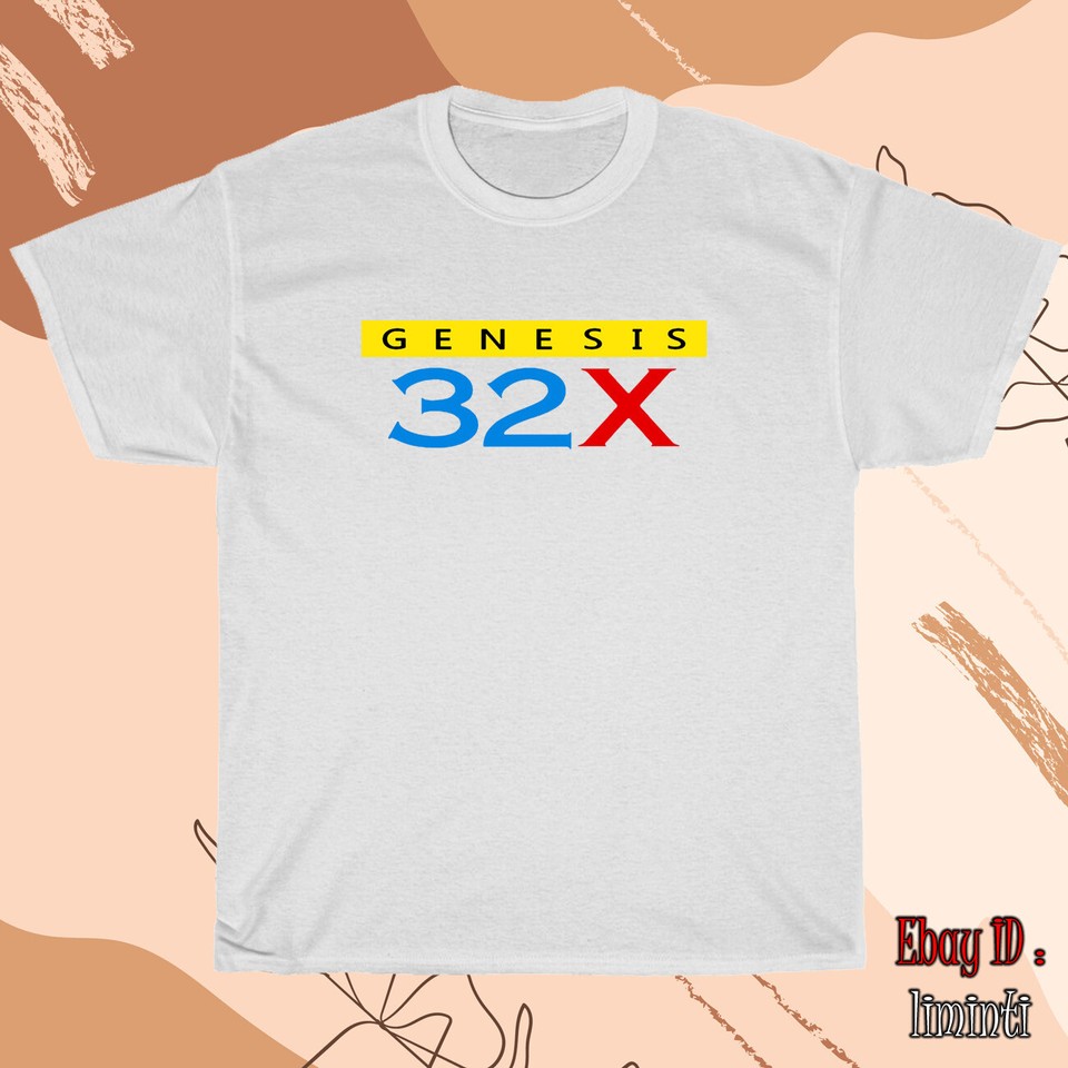 New Shirt Sega 32X Logo Men's Black/White/Navy T-Shirt Size S to 5XL | eBay