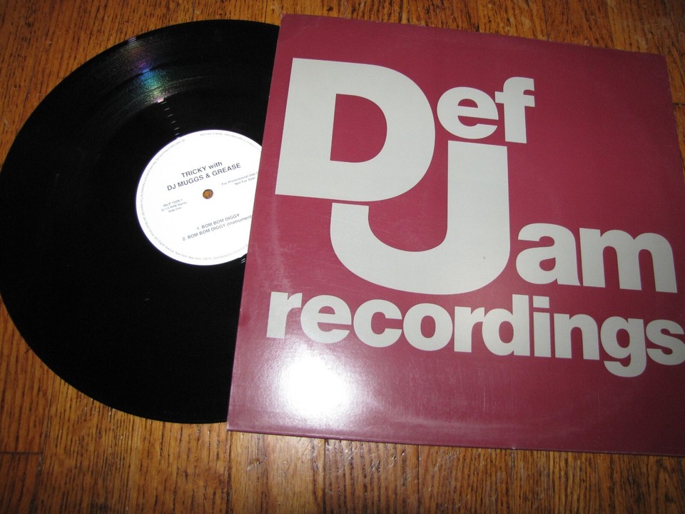TRICKY W/ DJ MUGGS & GREASE - BOM BOM DIGGY / HOT LIKE SAUNA ISLAND PROMO 12" | eBay