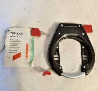 Trelock 2010 Plus bike wheel lock with 2 keys bicycle | eBay