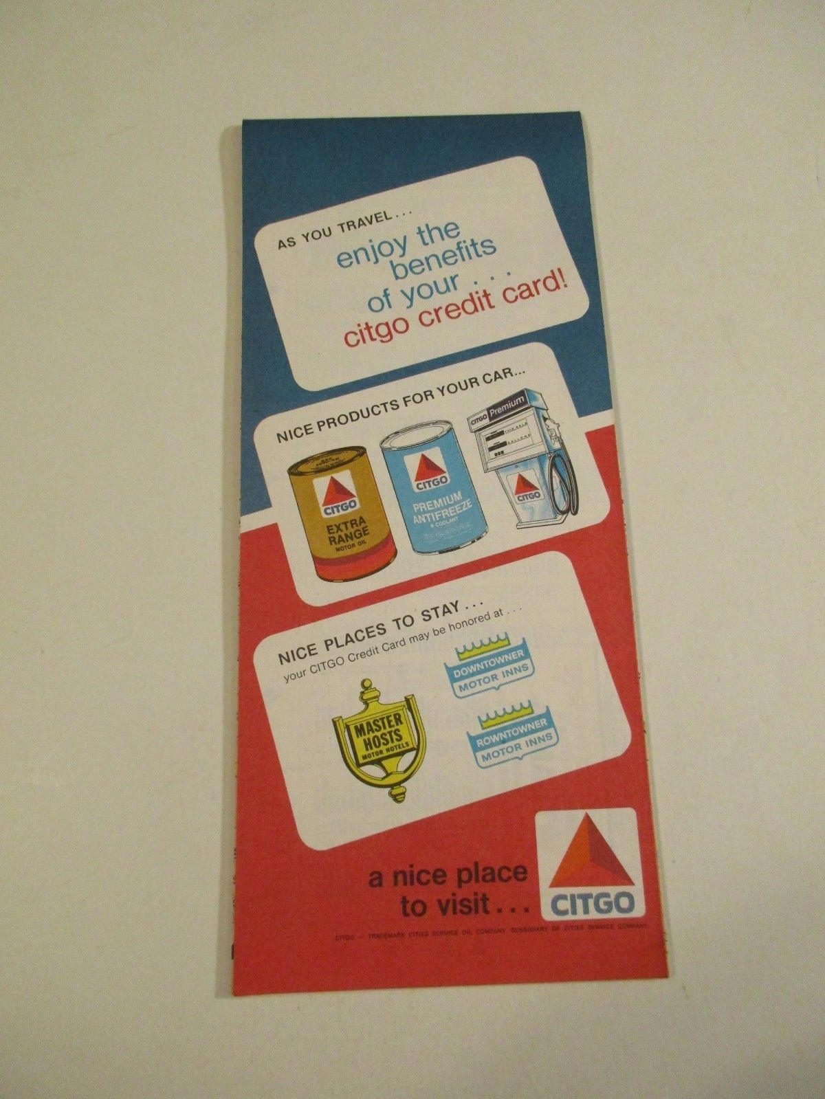 Vintage 1970 Citgo Atlanta Georgia City Street Gas Station Travel Road ...