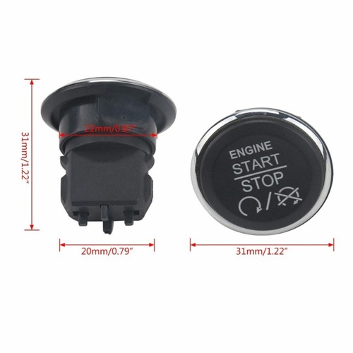 Push to Engine Start Stop Button Switch for 2008-14 Dodge Challenger ...