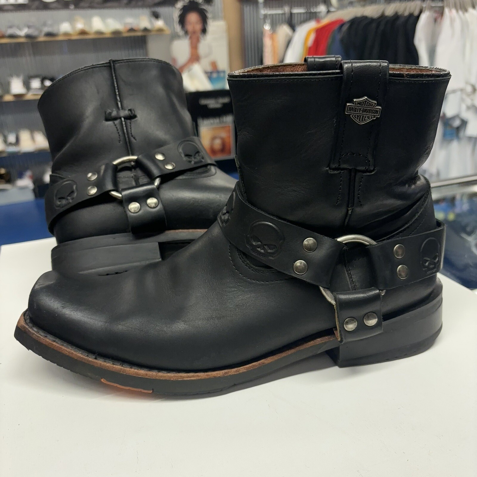 Harley-Davidson Mens Thornton Riding Boots - Leather … - Gem