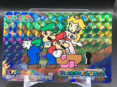 SUPER MARIO WORLD Damaged 6 Card Nintendo BANPREST Japan Rare F/S | eBay