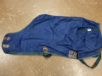 State Line Tack Horse Sheet - Blue Open Front Sz 66 | eBay