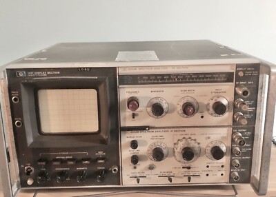 Hewlett Packard HP 141T Display, 8554B & 8552B Spectrum Analyzer ...