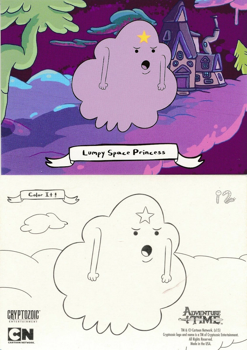 Adventure Time Coloring Pages Lumpy Space Princess