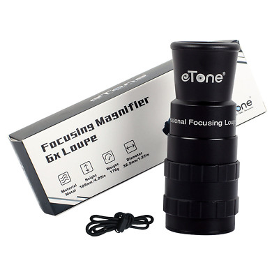 6x Magnifier Ground Glass Focusing Loupe Lupe MC 4x5 8x10 Large Format ...