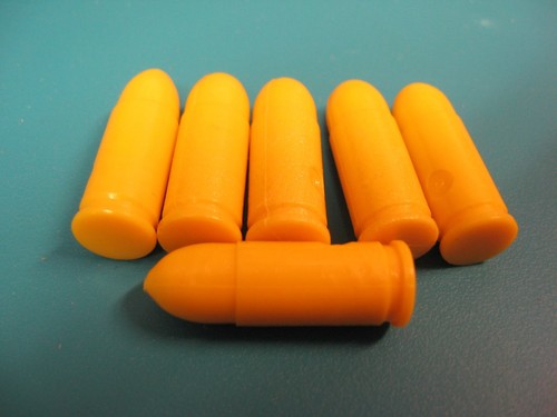 6 SAF-T-TRAINERS Plastic Dummy Rounds 9mm Dry Fire Gun Loading Training ...